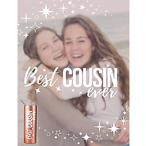 Onebttl Cousin Gifts - 20oz Insulated Stainless Steel Tumbler with Lid- Best Cousin Ever- Gifts for Cousin - for Birthday, Christmas