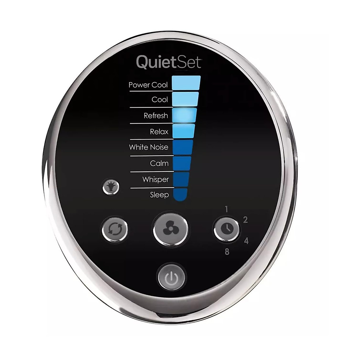 Quiet-Running 8-Speed Oscillating Tower Fan