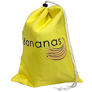 2 Pack Banana Bags - Drawstring Bag for Fresh Fruit up to 2 Weeks - FREE Branded Eyeglass Pouch