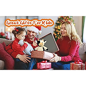 HWD 13'' Soft Cow Plush Dolls Stuffed Animals Toys Gifts for Kids, Toddler, Birthday, Valentines, Christmas (Standing)
