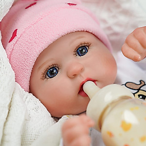 BABESIDE Lifelike Reborn Baby Dolls Bailyn - 20 in Realistic-Newborn Baby Dolls Soft Body Reborn Baby Girl with Gift Box & Toys for Kids 3+