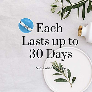 Air Jungles Odor Deodorizer Balls for Shoes, Gym Bags, Drawers, and Locker, Fresh Linen, Natural Tea polyphenols and Essential Oil Long Lasting Odor Eliminator Air Freshener Twist Ball