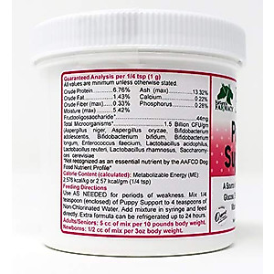 Dogzymes Fading Puppy Support Probiotics Prebiotics Enzymes Glucose Electrolytes Vitamins Minerals Mix 1 to 16 with Water (3 Ounce)