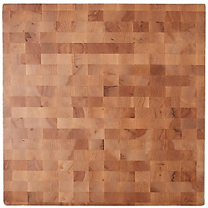John Boos Block CCB24-S Classic Collection Maple Wood End Grain Chopping Block, 24 Inches x 24 Inches x 4 Inches
