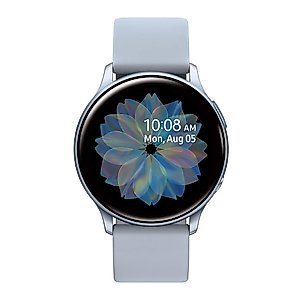Samsung Galaxy Watch Active2 w/ enhanced sleep tracking analysis, auto workout tracking, and pace coaching (40mm), Cloud Silver - US Version with Warranty (Renewed)