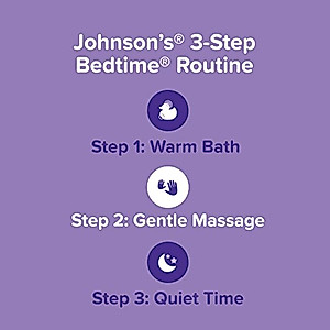 Johnson's Moisturizing Bedtime Baby Body Lotion with Coconut Oil & Relaxing NaturalCalm Aromas to Help Relax Baby, Hypoallergenic, Paraben- & Phthalate-Free Baby Skin Care, 27.1 fl. Oz
