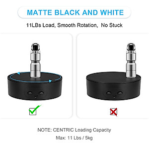Bosgladek Motorized Rotating Display Stand, 5in/11lbs Load, 360° Rotating Platform for Jewelry Watch 3D Models Cake, Electric Spinning Display Stand for Live Show, Products Video shoot