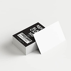 100 Pack of 3x5 inches Thick Heavyweight Index Cards on 110lb Card Stock - Perfect for Note-Taking, Studying, and Organization - Ideal for Classrooms, Office, and Home Use