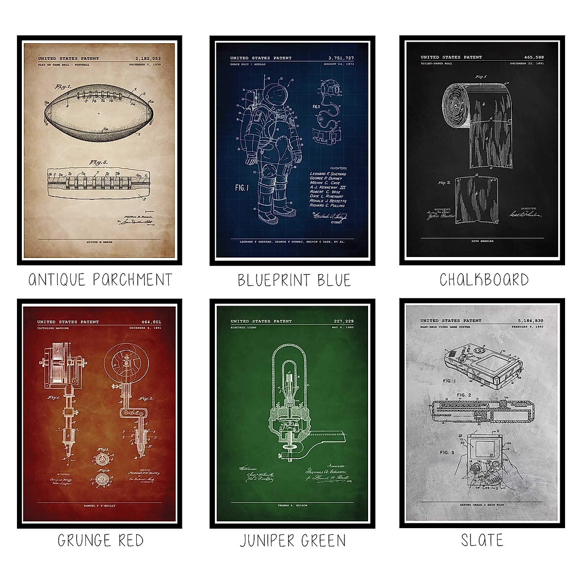 WW2 Enigma Machine Poster; Patent Poster, Unframed, WW2 Decor, Gifts Under $15