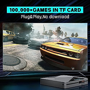 Kinhank Super Console X2 Pro Pre-installed 100,000+ Classic Games,256G Retro Gaming Consoles Compatible with 60+ emulators, S902X2 Chip, Three Systems in One, Include Remote, Wireless Controllers