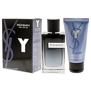 Yves Saint Laurent Y Men 3.3oz EDP Spray, 1.6oz All Over Shower Gel 2 Pc Gift Set