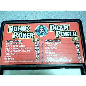 Radica Model#517 Radica Bonus Poker & Radica Draw Poker Two Games In One LCD Handheld Game Model#517