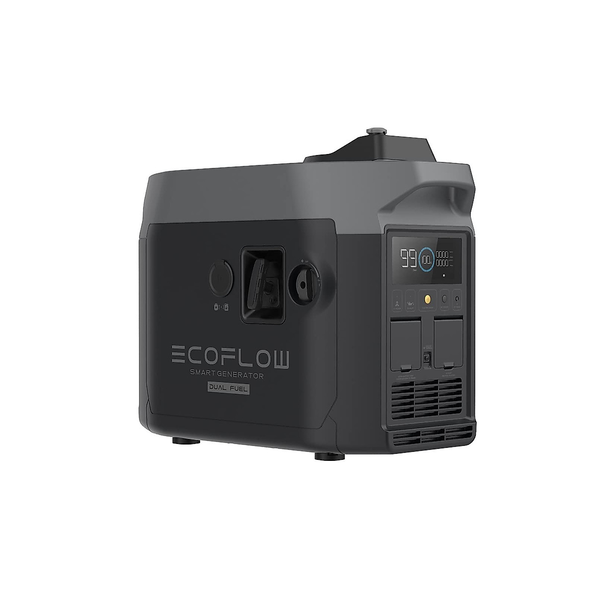 EF ECOFLOW 1800W Dual Fuel Smart Generator with Both LPG and Gas Powered Support, Smart Control, for Home Battery Backup, Emergency, Applicable for DELTA Pro/DELTA Max/DELTA 2/DELTA 2 Max