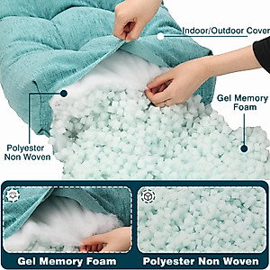 Custom Tufted Bench Cushions,Non Slip Memory Foam Bench Cushion for Indoor Furniture,4 inches Thick Outdoor Swing seat Cushions,Water Resistant Bench Pillows Pads for Piano Garden