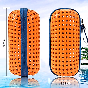 Rkyzhuang Swim Goggle Case For Swimming Goggles, Protective Cases for Goggles with Clip