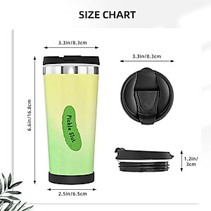 UPglow Coffee Mug Coffee Cup Double Insulated Stainless Steel Insulation Pickle Slut Logo Coffee Cup