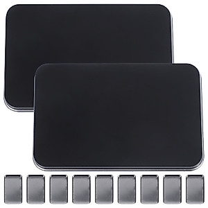 minkissy Empty Eyeshadow Palette Magnetic Makeup Palette with Mirror Refillable Eyeshadow Palette Empty Eyeshadow Pans for Eyeshadow Lipstick Blush Powder, 2Pcs