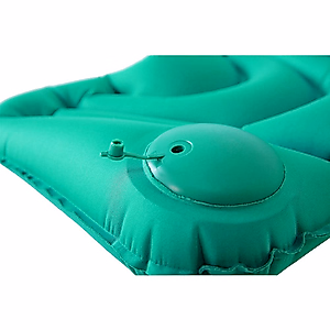oAutoSjy Press Inflatable Pillow for Neck Lumbar Support Camping Pillow Comfortable Travel Air Pillow Ultralight Inflatable Camping Pillow for Sleeping Portable Inflatable Cushion for Car Home Office