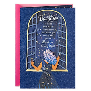 Hallmark Birthday Card for Daughter (Stars)