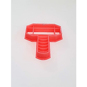 T3D Cookie Cutters Thor Hammer Cookie Cutter, Suitable for Cakes Biscuit and Fondant Cookie Mold for Homemade Treats, 3.50In x 2.91In x 0.55In