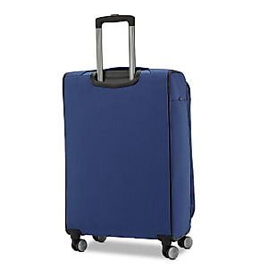 Samsonite Ascella 3.0 Softside Expandable Luggage with Spinners, Sapphire Blue, 2PC SET (Carry-on/Medium)