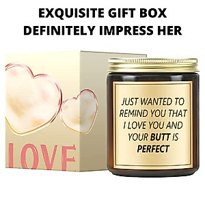 Romantic Gifts for Her - Gifts for Girlfriend, Gifts for Wife, I Love You Gifts for Her, Wife Gifts, Girlfriend Gifts, Funny Romantic Anniversary, Valentines Day Gifts, Lavender Scented Candle