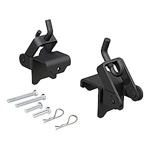 CURT 17208 Replacement Weight Distribution Hitch Hookup Brackets , Black