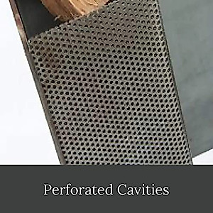 Smoke Daddy Heavy D: Pellet Grill Stick Burning Heat Diffuser | Heavy Duty Heat Baffle Pellet Smoker Accessory for Pellet Grills and Smokers | Authentic Hardwood Smoke Flavor in your Electric Pellet Grill | Replaces Existing OEM Heat Deflector