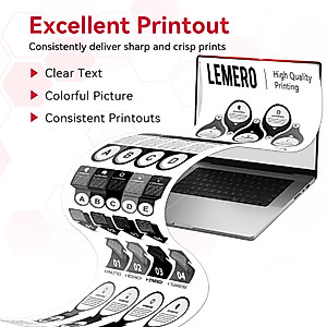 LEMERO 054 Black Compatible Toner Cartridge Replacement for Canon 054 054H CRG-054 for Color imageCLASS MF642Cdw MF644Cdw LBP622Cdw MF641Cdw Laser Printers (Black 1-Pack)