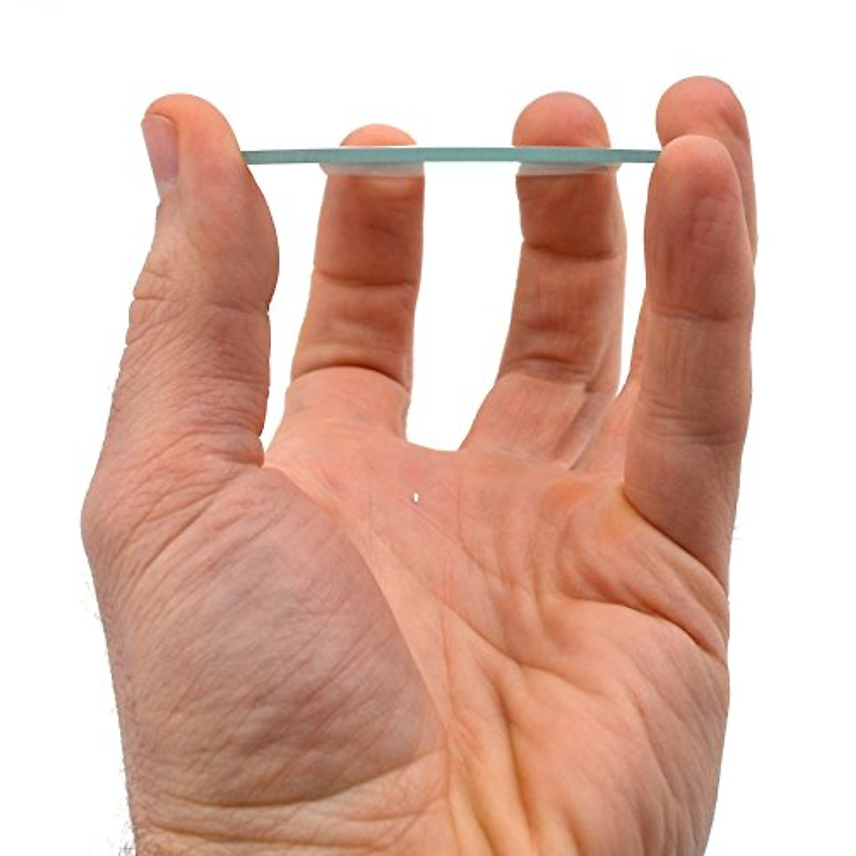 Double Convex Lens, 500mm Focal Length, 3" (75mm) Diameter - Spherical, Optically Worked Glass Lens - Ground Edges, Polished - Great for Physics Classrooms - Eisco Labs