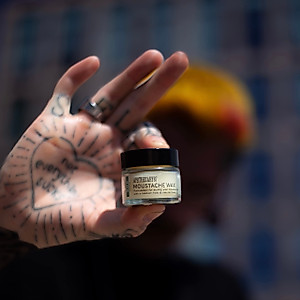 Apothecary 87 Moustache Wax | Premium Formulation With Plant Extracts | Natural Finish, Medium Hold, Medium Weight | Moustache Styling Wax | 15ml