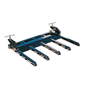 Titan Attachments 21" Fork Length Clamp-On Debris Forks V2, Fits 48" Loader Buckets, Skid Steers, Rated 2,500 LB Capacity