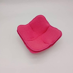 ULVEOL Set of 2 Pink Microwave Bowl Cloth Hot Pads Pot Holders Hot Pad Pot Holder Microwavable Bowl Cozies for Food, Ooma, Ramen Bowl Cozy or Soup Koozie, Good Kitchen Accessories, Gadgets