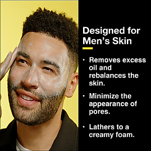 Lumin - Dynamic Duo - Skin Care kit for Men - Includes: Charcoal Face Wash Daily Detox & Daily Face Moisturizer,Suitable for all skin types, Daily Use, Two Month Supply