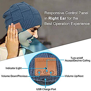 Bluetooth Beanie Headphones Hat Unique Tech Gifts Stocking Stuffer