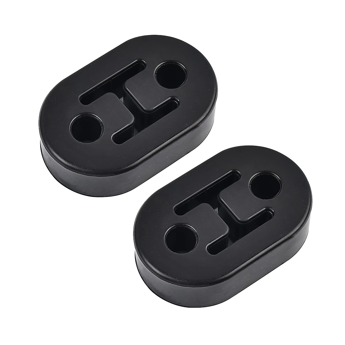 EVIL ENERGY 2" V Band Clamp with Flange Male Female Stainless Steel, Bundle with 2 Holes Exhaust Hanger Universal 2PCS