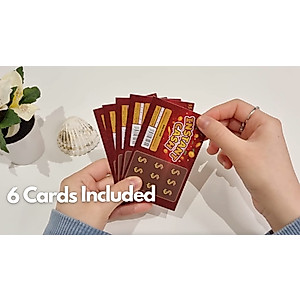 Cappstan UK 6 Pack Bridesmaid Proposal Scratch Off Cards | Bridesmaid Proposal Gifts Ideas | Will You be My Bridesmaid ? | Maid of Honor | Surprise Your Friends & Family in This Exciting Way