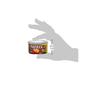 Zoo Med Tropical Fruit Mix-ins Papaya Reptile Food, 3.4-Ounce