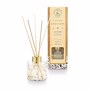 Tried & True Tried and True Autumn Chestnut Diffuser, 3 oz. Candle, Clear