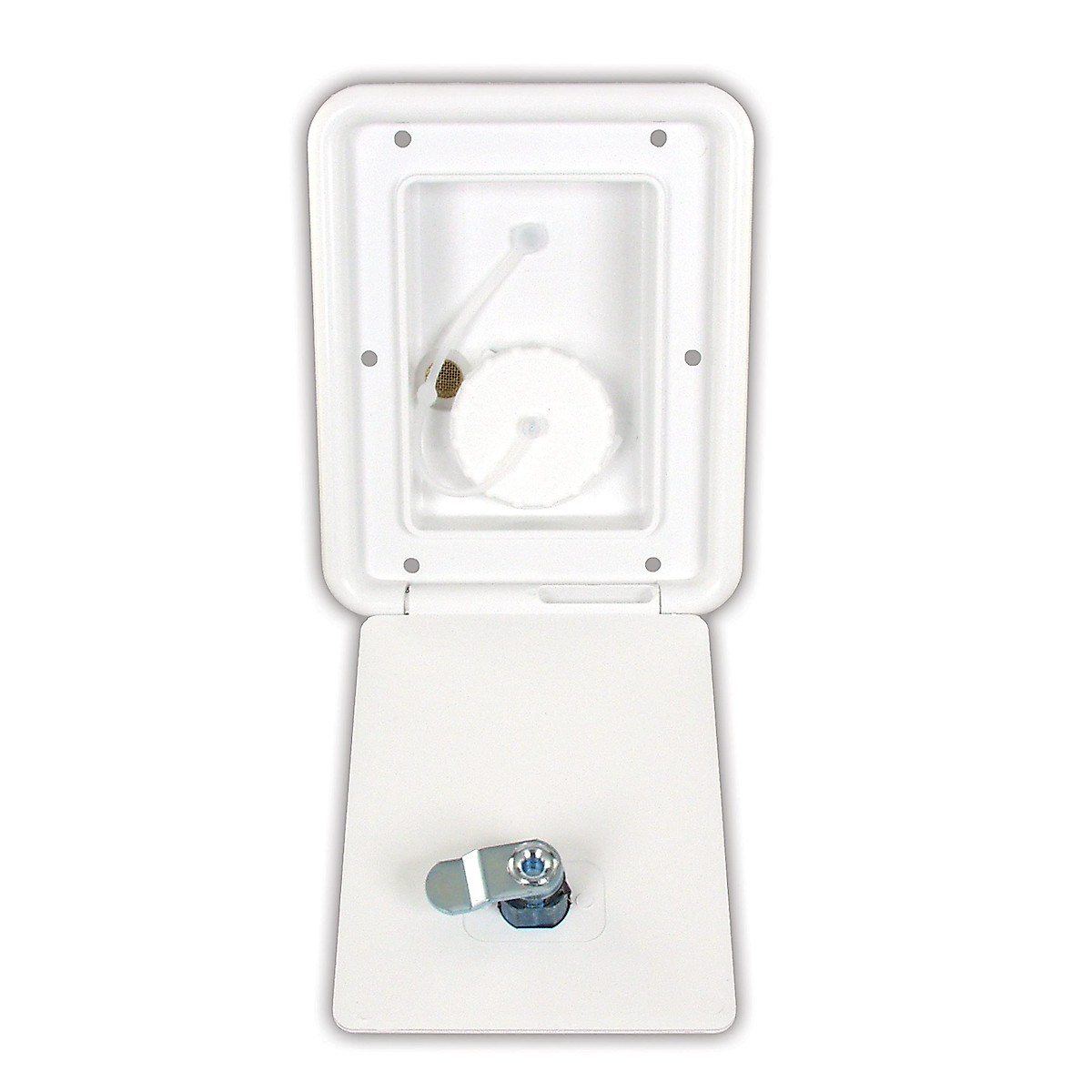 Thetford RV Camper Gravity Water Inlet Fill Hatch for 1 1/4 inch or 1 3/8 inch Connections Polar White PN 94249