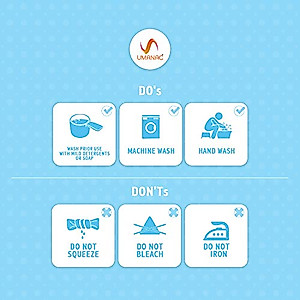 Umanac Baby Waterproof Crib Sheet | Green, Large (39 in x 55 in) - Bed Pad, Bed Wetting Mattress Pad, Washable, Reusable Incontinence Underpads Sheet Protector for Toddler, Children and Adults