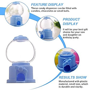 NOLITOY Plastic Gumball Machines machine bubble gum automatic winning prize vending machine mini gumball machine candy Gumball Machines for Gumballs Model