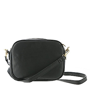bebe Aliah Camera Crossbody Bag Black