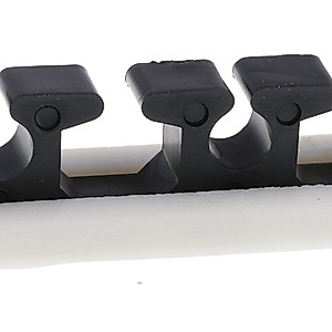 LoveinDIY 4Pcs Horizontal Boat Rod Rack Rest Fishing Gear Pole Rod Stand Mount