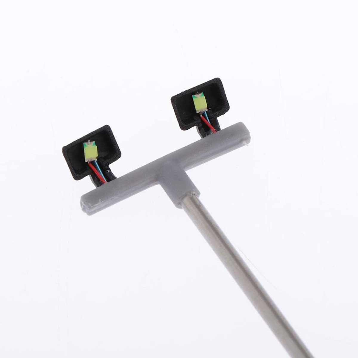 BESSTUUP 20Pcs 1:87 Model Miniature Garden Train Lights HO Scale Accessory 12cm