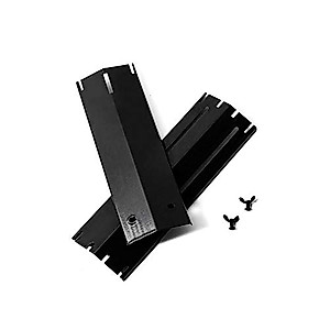 DELSbbq Universal Adjustable Grill Heat Plate Replacement for Gas Grill, Porcelain Steel Heat Plate Shield, Flavorizer Bar, Extends from 11.75" up to 21" L (Pack of 3)