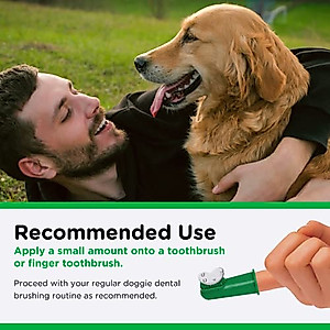 Nutri-Vet Enzymatic Toothpaste for Dogs - Non-Foaming Chicken Flavor - Promotes a Healthy Active Lifestyle - 2.5 oz