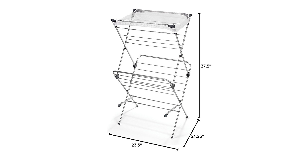 Polder Two-Tier Clothes Drying Rack – Space-Saving & Durable
