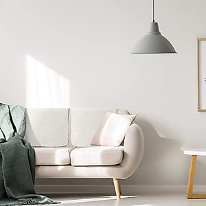 Frienda 2 Pieces Recliner Headrest Covers Sofa Headrest Protector Sherpa for Recliner Chair Couch Furniture Non Slip for Living Room(Beige)