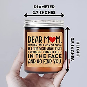 Gifts for Mom from Daughter,Son - - birthday gifts- Mothers Day Gifts for Step Mom,Mother in Law,Elderly Mom - Soy Wax Candles